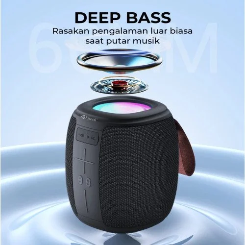 Kisonli Q16 Plus RGB LED Wireless Portable Bluetooth Speaker Price in BD