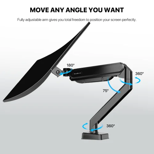FANTECH MBS1 Single-Arm Monitor Bracket | Gas Spring Monitor Arm Bangladesh