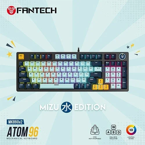 FANTECH MK890V2 ATOM96 V2 MIZU EDITION Mechanical Gaming Keyboard Price ...