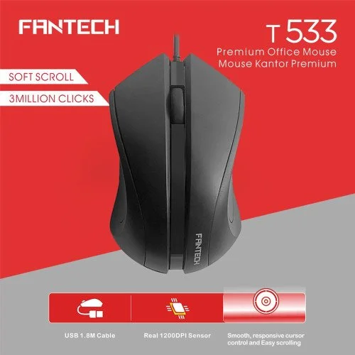 Fantech T533 Wired Premium Office Mouse