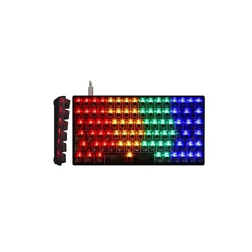 Latest Price Of JEDEL KL123 Transparent RGB Mechanical Gaming Keyboard ...