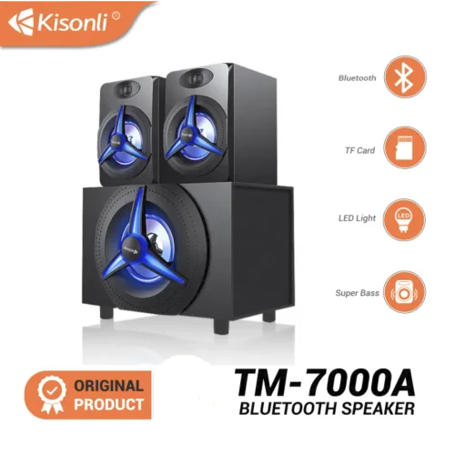 Buy KISONLI TM-7000A Bluetooth Speaker Price In BD