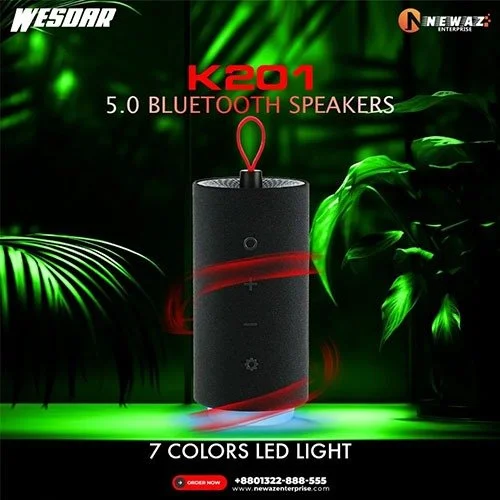 Buy WESDAR K201 RGB BLUETOOTH SPEAKER Price In BD