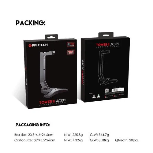 Buy Fantech AC304 Tower II Headset Stand Price In BD