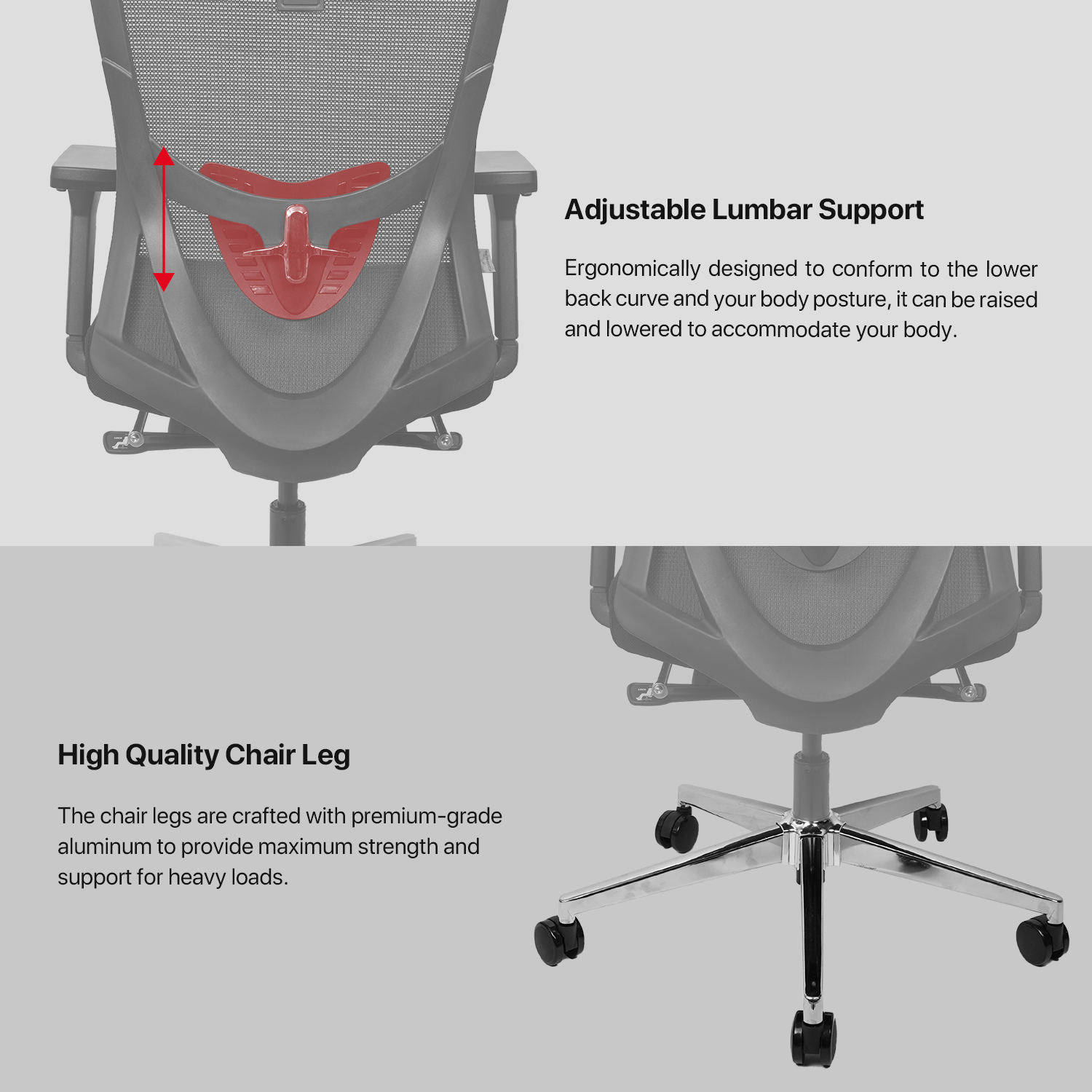 FANTECH OCA259 Pro Premium Mesh Office Chair Price in BD